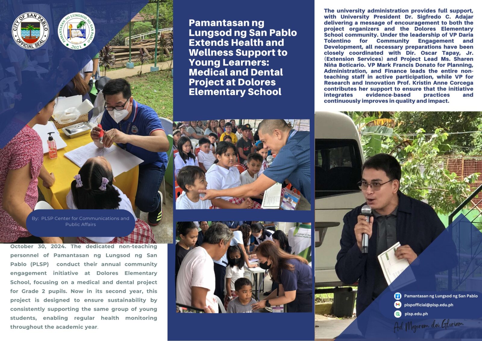 Pamantasan ng Lungsod ng San Pablo Extends Health and Wellness Support ...